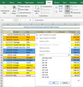 How to Count and Sum Colored Cells in Excel | Excelchat
