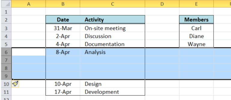 How to insert multiple rows in Excel? | Excelchat