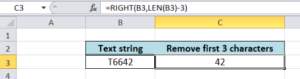 Remove letters from string in Excel | Excelchat
