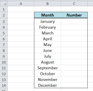 Convert Month Name to Number in Excel | Excelchat