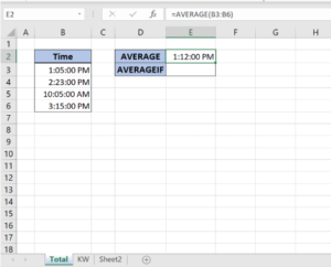 How to Calculate Average Time in Excel | Excelchat