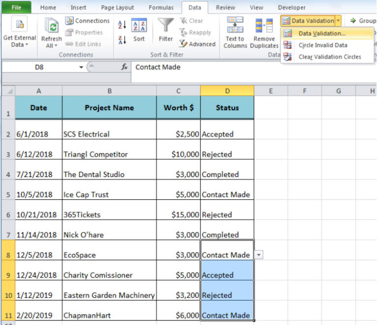 How to Delete a Drop Down List in Excel | Excelchat