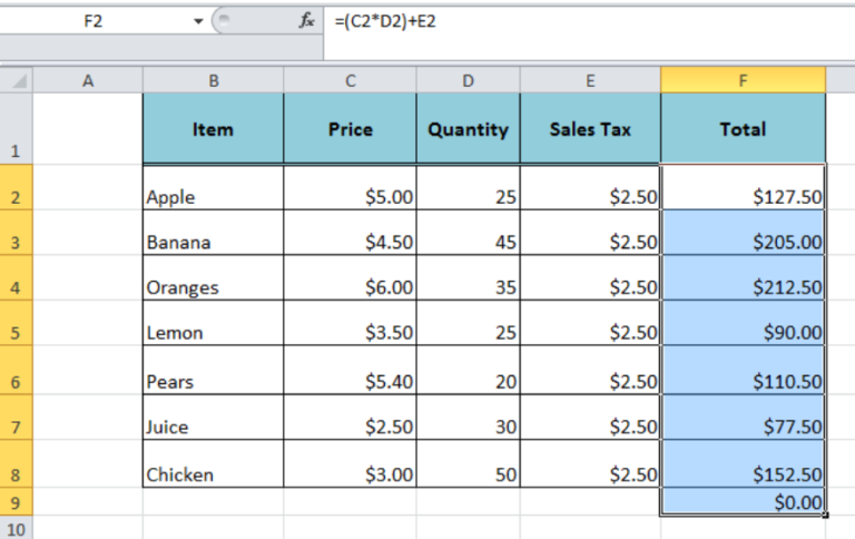 How to Apply a Formula to Entire Column in Excel | Excelchat