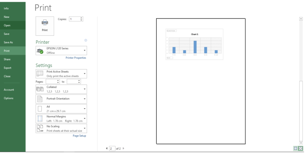 How to fit an Excel sheet on one page | Excelchat