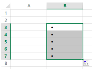 How to insert bullet points in Excel | Excelchat
