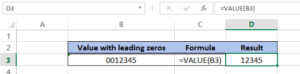 Add or remove leading zeros in Excel and Google Sheets | Excelchat