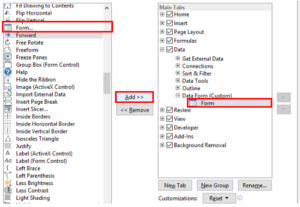 Excel data form | Excelchat