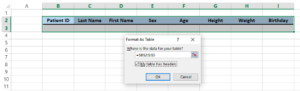Excel data form | Excelchat