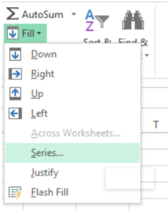 How to Fill Series | Excelchat