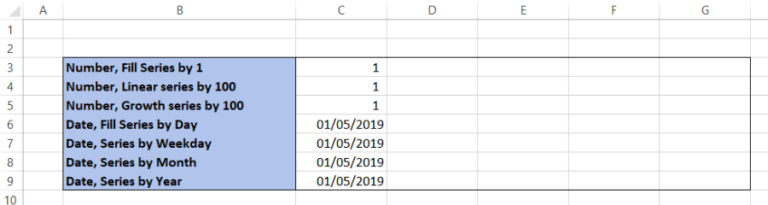How to Fill Series | Excelchat
