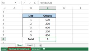 Circular reference in Excel - Excelchat | Excelchat