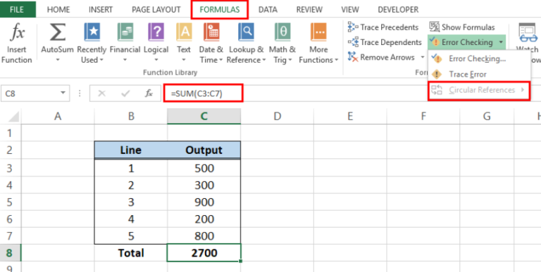 Circular reference in Excel - Excelchat | Excelchat