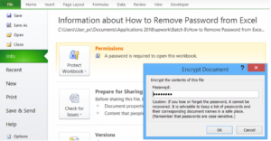 How to Remove Encryption from Excel - Excelchat | Excelchat