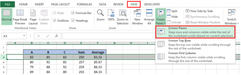 How to make an Excel header row - Excelchat | Excelchat