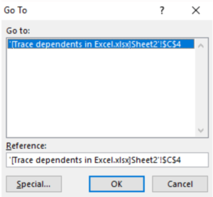 Trace dependents in Excel - Excelchat | Excelchat