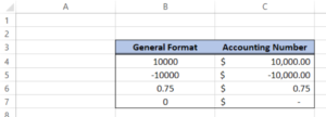 Accounting number format in Excel - Excelchat | Excelchat