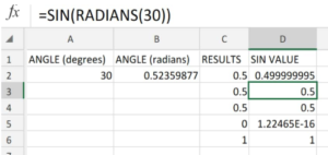 Excel Sin Function - Excelchat | Excelchat
