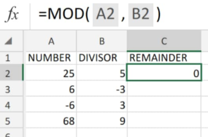 Excel Mod function - Excelchat | Excelchat