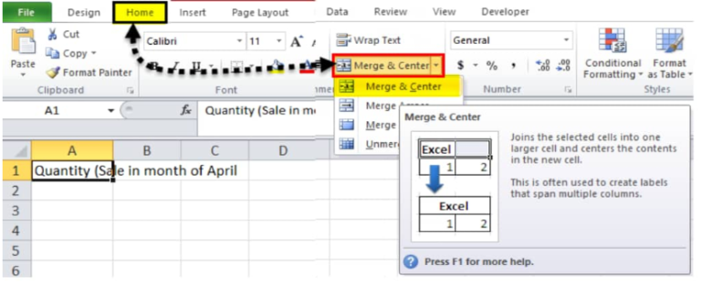 How to merge and center cells in Excel - Excelchat | Excelchat