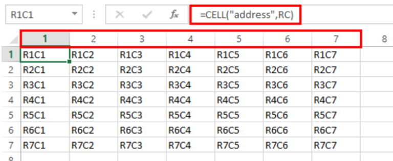 How to show column number - Excelchat | Excelchat