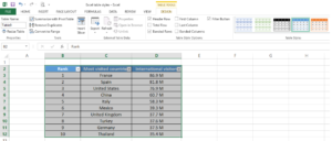 Excel table styles | Excelchat
