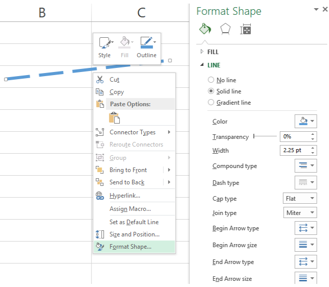 How To Draw A Straight Line In Ms Excel Bent Scitit