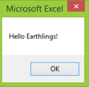 How to create and add VBA message box in Excel - Excelchat | Excelchat