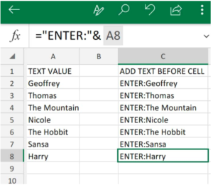 How to Add text in Excel - Excelchat | Excelchat