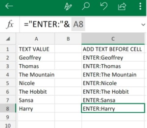How to Add text in Excel - Excelchat | Excelchat