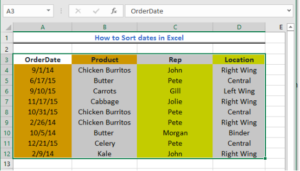 How to Sort Dates in Excel - Excelchat | Excelchat
