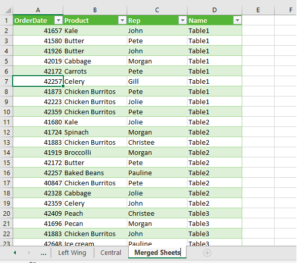 How to copy data from multiple worksheets into one Excel Sheet - Excelchat | Excelchat