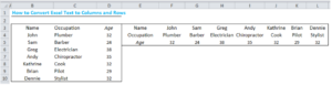 How to Convert Excel Text to Columns and Rows - Excelchat | Excelchat