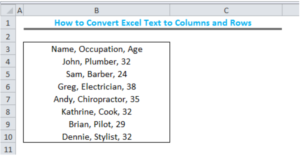 How to Convert Excel Text to Columns and Rows - Excelchat | Excelchat