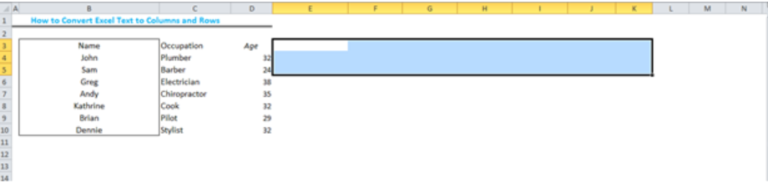 How to Convert Excel Text to Columns and Rows - Excelchat | Excelchat