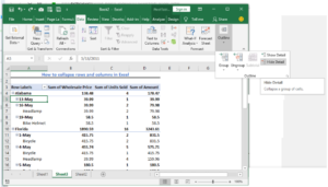 How To Collapse Rows And Columns In Excel - Excelchat | Excelchat