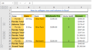 How To Collapse Rows And Columns In Excel - Excelchat | Excelchat