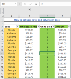 How To Collapse Rows And Columns In Excel - Excelchat | Excelchat