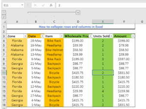 How To Collapse Rows And Columns In Excel - Excelchat | Excelchat
