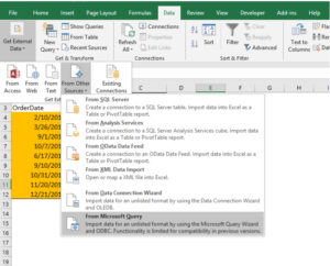 How to create a Microsoft query in excel - Excelchat | Excelchat