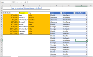 How to create a Microsoft query in excel - Excelchat | Excelchat