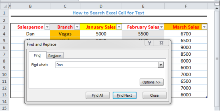 How to Search Excel Cell for Text - Excelchat | Excelchat