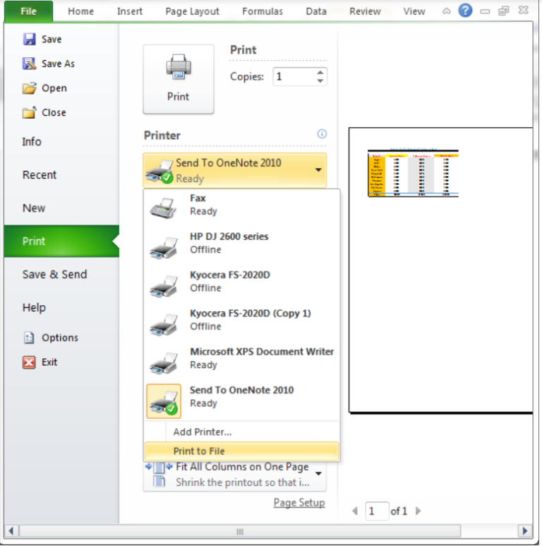 How to Print an Excel Spreadsheet - Excelchat | Excelchat