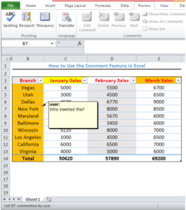 How to Use the Comment Feature in Excel - Excelchat | Excelchat