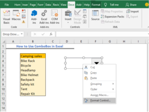 How to Use Combobox In Excel | Excelchat