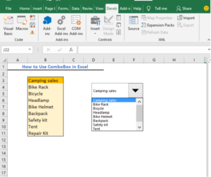How to Use Combobox In Excel | Excelchat