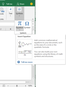 How To Create Equations Using the Equation Editor | Excelchat