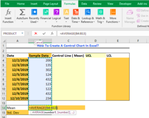 How to Create A Control Chart - Excelchat | Excelchat