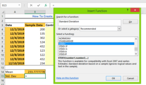 How to Create A Control Chart - Excelchat | Excelchat
