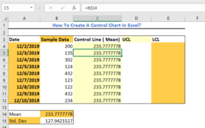 How to Create A Control Chart - Excelchat | Excelchat