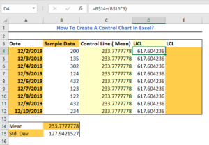 How to Create A Control Chart - Excelchat | Excelchat